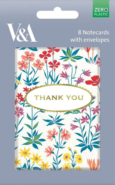 Museums & Galleries - Printed Furnishing 8 Pkt - Thank You Notecards 1 ...